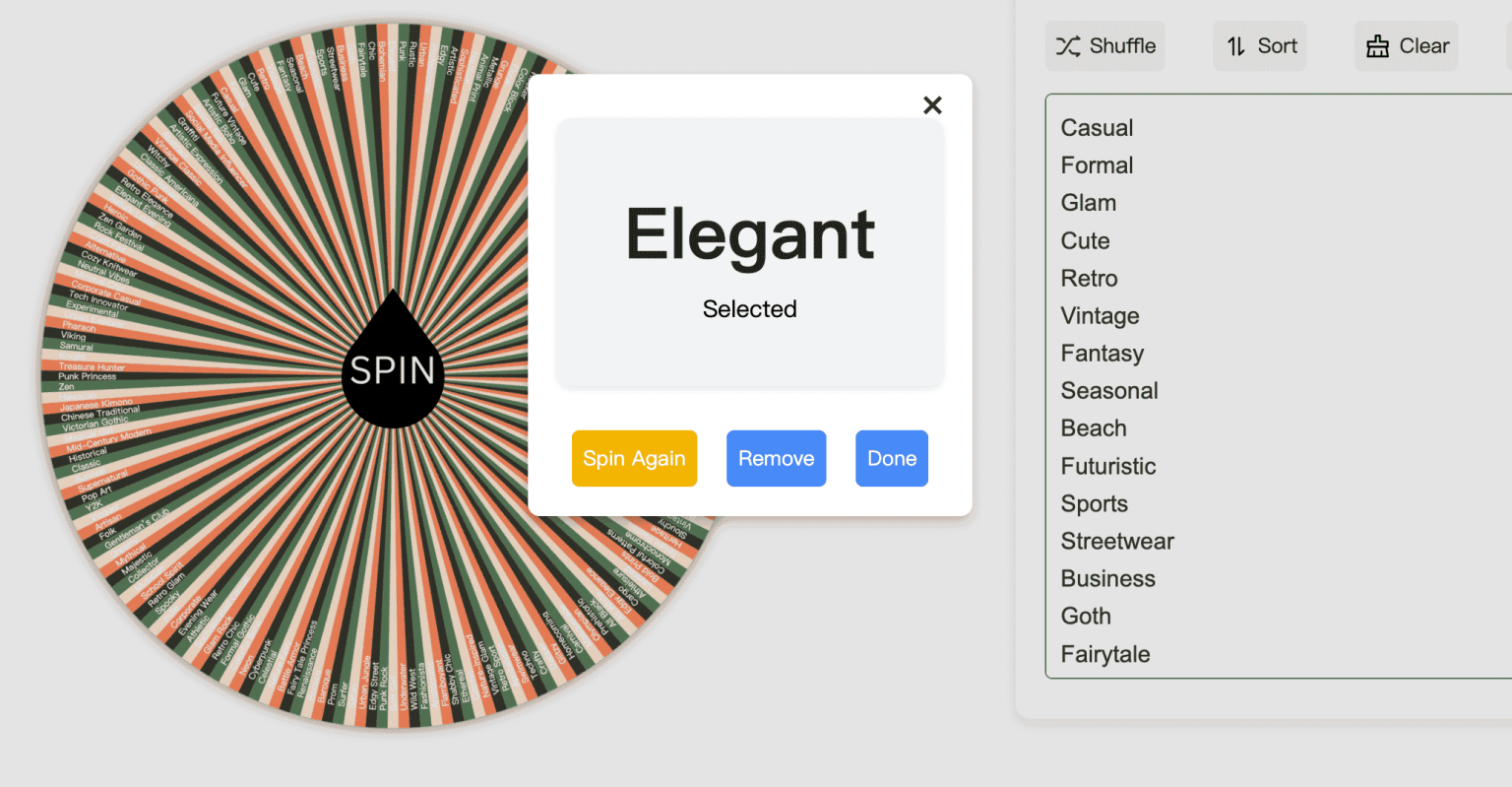 DTI Theme Wheel | 200 Creative Ideas in 2025 | Random Picker - YourSpinner